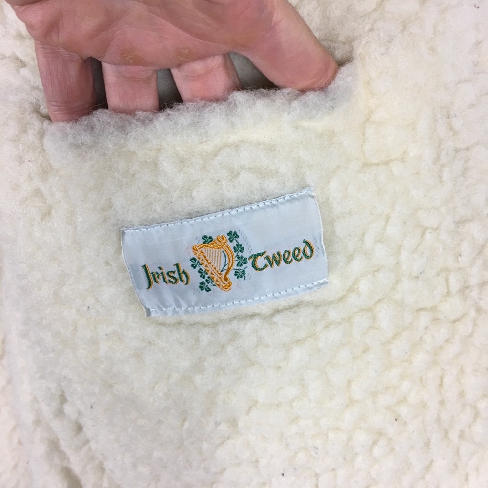 Irish Tweed Sherpa Vest By Norm Thompson - Size 40 - Gem